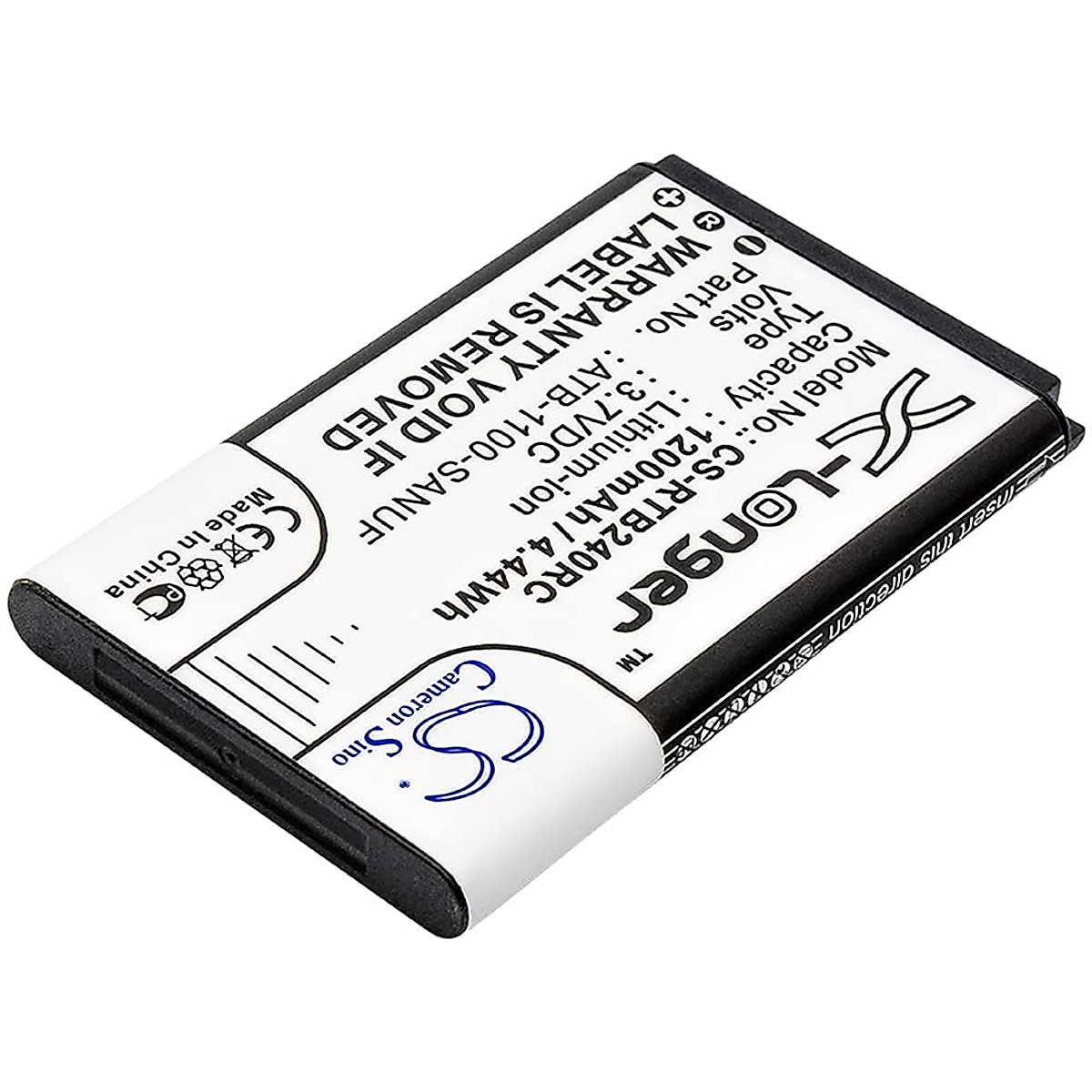 1200mAh 3.7V Li-ion Battery
