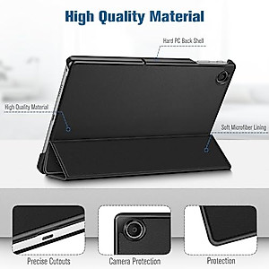 Fintie Case for Onn 11 Tablet Pro (2023 Model) - Premium Vegan Leather Slim Lightweight Hard Shell Stand Cover for ONN Pro 11 inch Tablet 100110027, Black