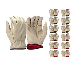 Pyramex GL4003K Series Pigskin Insulated Driver Glove 12 PACK