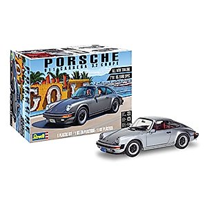 Revell 85-4521 Porsche 911 Carrera 3.2 Coupe 2N1 Model Car Kit 1:24 Scale 109-Piece Skill Level 4 Plastic Model Building Kit