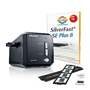Plustek OpticFilm 8200i SE , 35mm Film & Slide Scanner. 7200 dpi / 48-bit Output. Integrated Infrared Dust/Scratch Removal. Bundle Silverfast SE Plus 8.8 , Support Mac and PC.