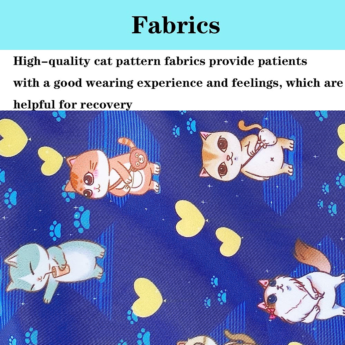 Ledhlth Cat Kids Arm Sling for Girls Blue Cute Toddler Shoulder Sling for Shoulder Injury Children Elbow Sling for Shoulder Surgery Padiatric Wrist Sling for Arm Broken (Kids S)