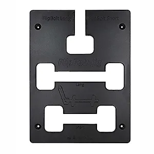 FastCap - FlipBolt Jig for Fastening Stiles, Countertops, and Invisible Connectors with Routing - Black - 99940