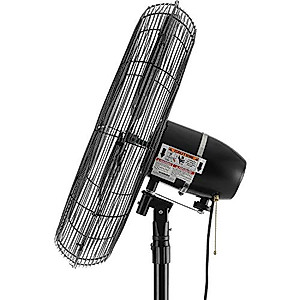 Global Industrial 24" Diameter Outdoor Rated Oscillating Pedestal Fan, 3/10HP, 7700CFM