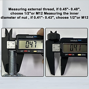 AAGUT 2" Swivel Stem Casters with Locking Brake Threaded 1/4" - 20 x 1 for Furniture and Shelves, Black Replacement Castors, Pack of 4