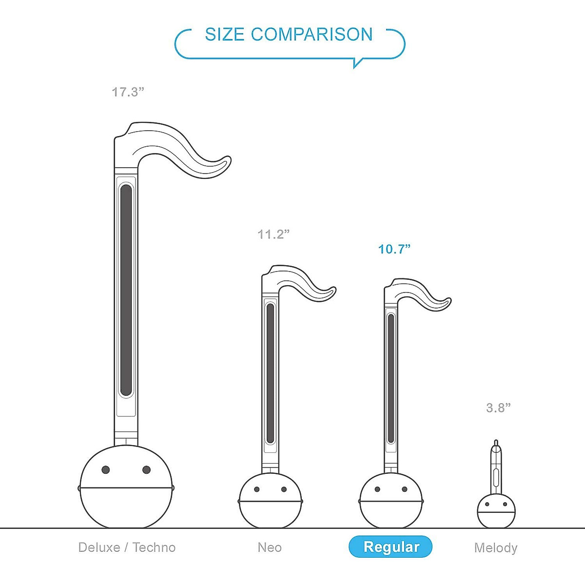 Otamatone Classic Hello Kitty [Officially Licensed Sanrio] Japanese Character Electronic Musical Instrument Portable Synthesizer from Japan Maywa Denki for Children Kids and Adults Gift