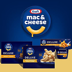 Kraft Deluxe White Cheddar & Garlic & Herbs Macaroni & Cheese Dinner (11.9 oz Box)