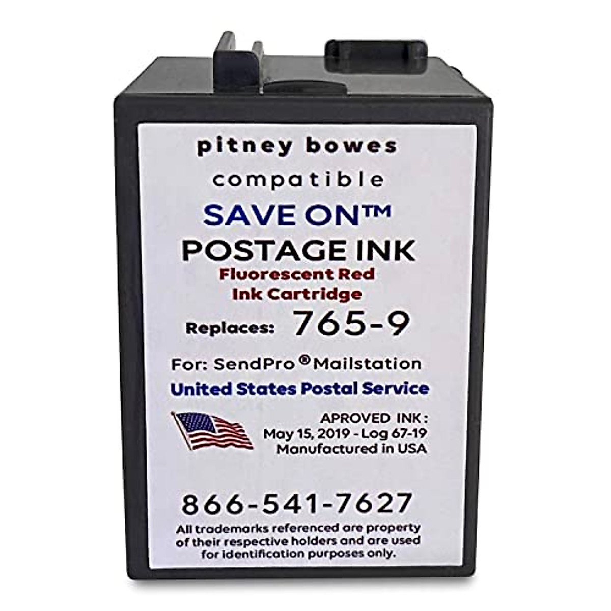 Save On Postage Ink Compatible 765-9 SendPro MailStation Postage Meter Ink - Compatible PB Postage Meter Ink Cartridge