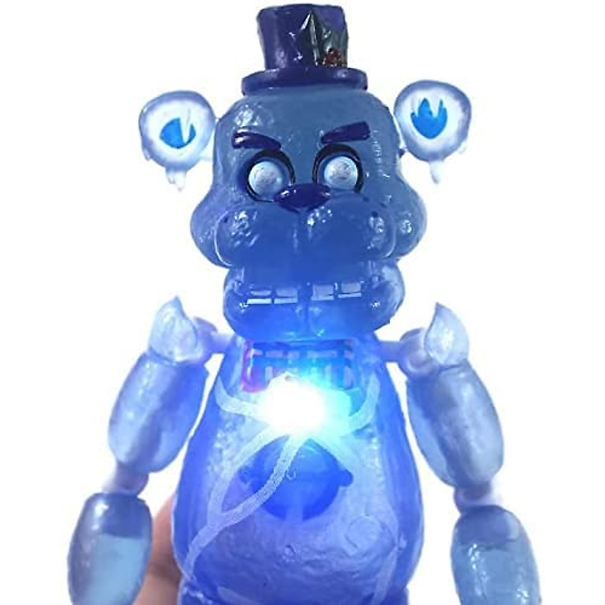 MOV Lightening Toy Security Breach Series Foxy Bonnie Fazbear PVC Action Figures Models Dolls Birthday Gift Toys for Kids (d)