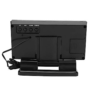 Digital Car Thermometer, CD60 Multifunctional Digital Car Automobile Thermometer Gauge with Time Navigation Function