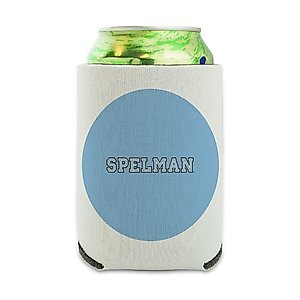 Spelman College Primary Logo Can Cooler - Drink Sleeve Hugger Collapsible Insulator - Beverage Insulated Holder