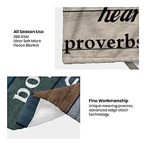 Christian Gifts for Women Faith Blanket 50"x60"- Best Gifts for Christian Women/Men - Inspirational Gifts for Women - Religious Gifts for Men - Funny Christian Christmas, Birthday Throw Blanket