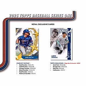 2025 Topps Series 1 Baseball Trading Card MLB Retail 20 Pack Box