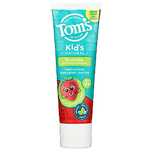 Tom's of Maine Silly Strawberry Children's Anticavity Toothpaste, 5.1 Ounce