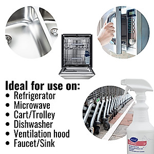 Diversey Suma Inox D7 Stainless Steel Polish (32-Ounce, 6-Pack)