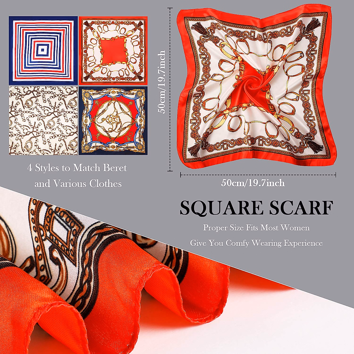 Geyoga Women Beret Hat Winter Wool Beret Hat French Beanie Beret Solid Color Beret with Skily Scarf(Black, Red, Beige, Wine Red)