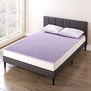 Best Price Mattress 1.5 Inch Egg Crate Memory Foam, Soothing Lavender Infusion, Twin Mattress Topper (ECMF-LV1.5T)