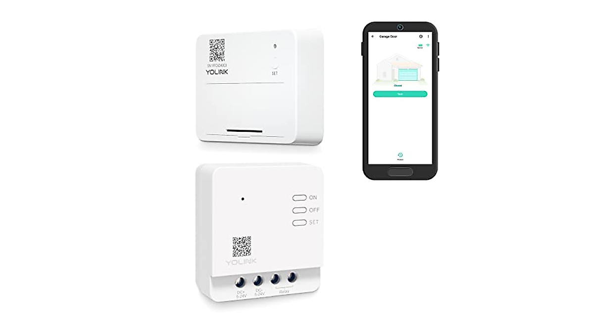 YoLink Smart Garage Door Kit - App & Voice Control | Long Range