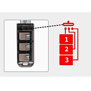 OWLEEN 6 Slot Adapter Multi Reader Mini SIM Nano with Control Switch for Android