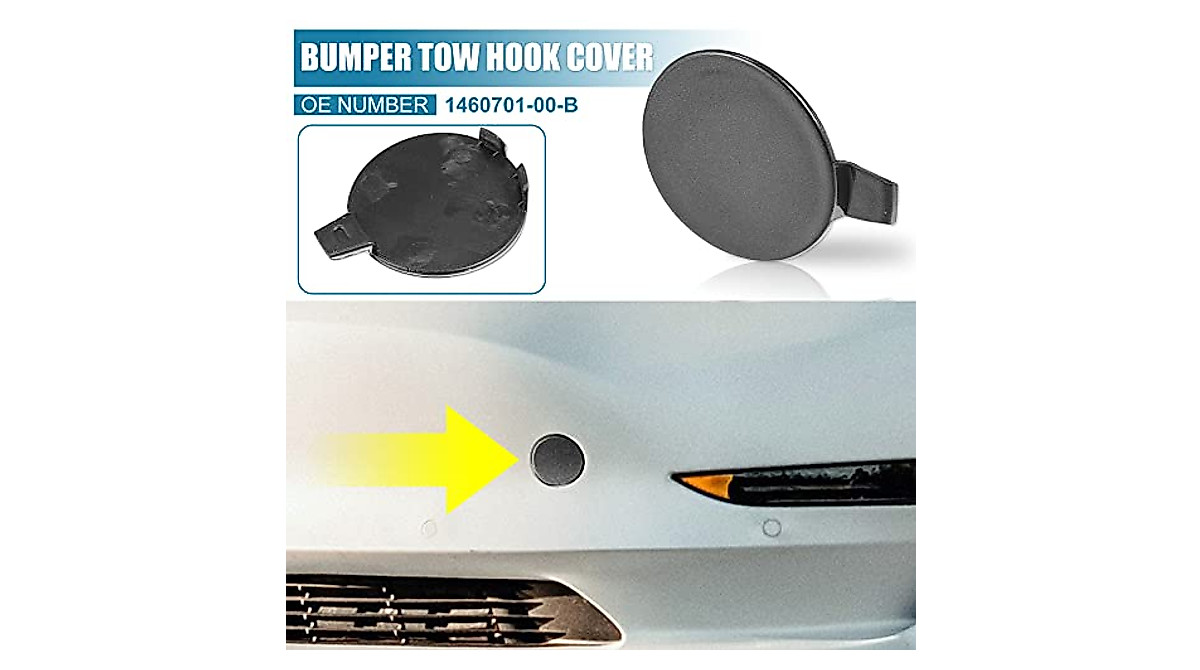 Tesla Model 3 Tow Hook Cover - X AUTOHAUX 2017-2021