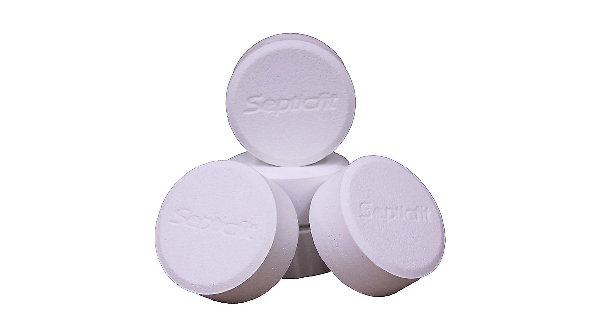 Septicfit Chlorine Tablets 132-Tablet Pail for Wastewater Treatment