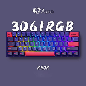EPOMAKER ACR98 Mini 78-Key Wired Hotswap Mechanical Gaming Keyboard with Acrylic Case & RGB Backlight, Double-Shot PBT Keycaps, NKRO Programmable for Gamers/Mac/Win (Gateron Pink Switch)