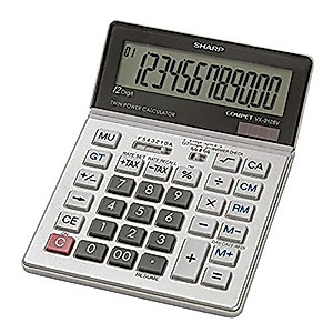 Sharp VX2128V Portable Desktop Handheld Calculator