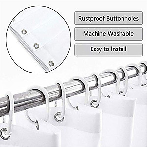 Unique Floral Shower Curtain for Bathroom Decor, Teal and Gray Daisy Flower Elegant Wildflower Design Farmhouse Bathroom Sets with Shower Curtain and Toilet Pad Cover Bath Mat Rugs Set