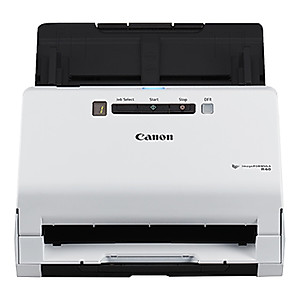 Canon imageFORMULA R40 Office Document Scanner For PC and Mac, Color Duplex Scanning, Easy Setup For Office Or Home Use, Includes Scanning Software
