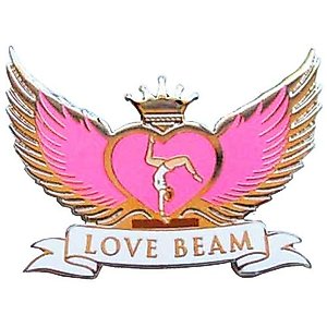 Love Beam Gymnastics Pin - #1924