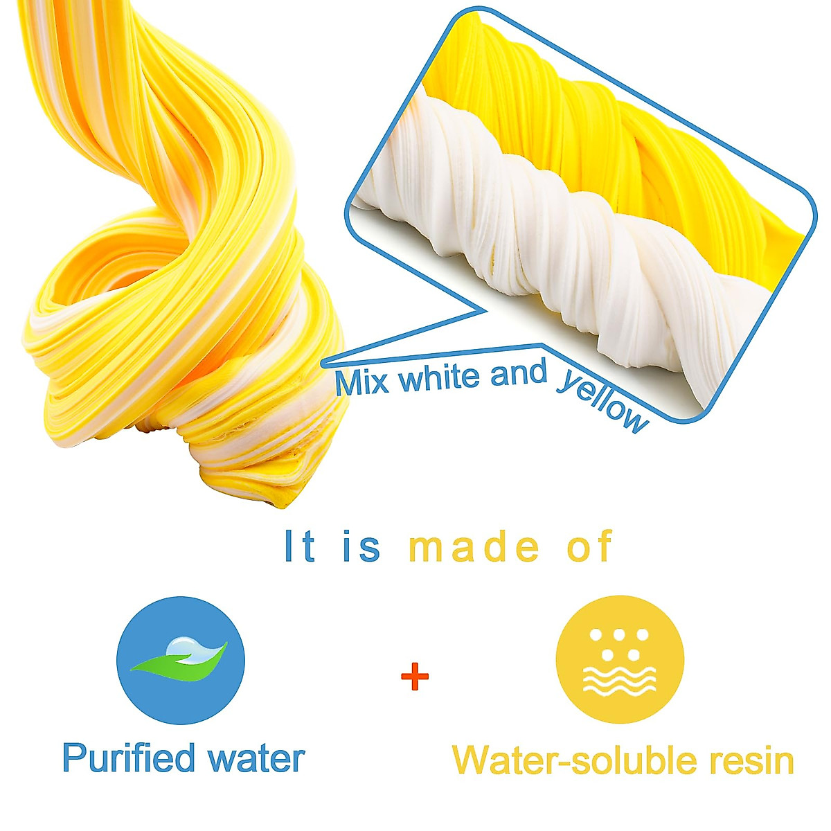 9 Pack Dual Color Butter Slime Kit,Super Soft and Non-Sticky Christmas Stocking Fillers,Cute and Cheap Bought as a Gift.DIY Slime Kit for Girls Boys, Kids Party Favors Slime Putty Toy