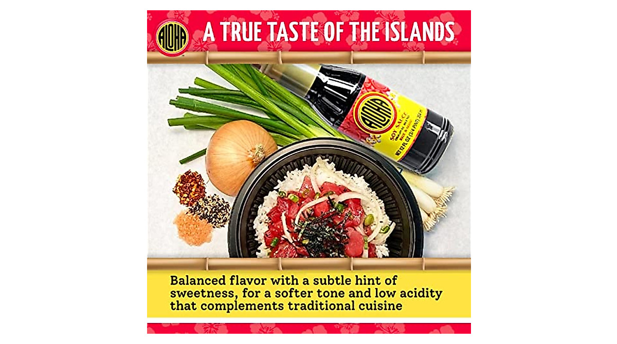 Aloha Shoyu Original Hawaiian Soy Sauce - Authentic & Balanced Flavor