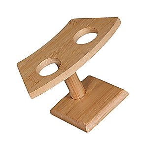 DOITOOL Ice Cream Cone Holder Temaki Sushi Hand Roll Display Stand Wooden Waffle Cones Holder Cupcake Cones Baking Rack Food Serving Rack