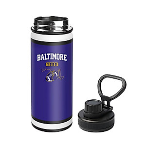 ANTKING Baltimore Tumbler Travel Mug Coffee Cup Custom Name Number Gifts for Men Women Youth