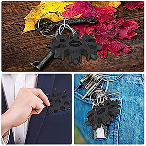 Men Gifts for Christmas Stocking Stuffer, 18-in-1 Snowflake Multi Tools Cool Gadgets Gift for Men Dad Him Husband Bro on Christmas, Valentine Day, Fathers Day, Birthday, Easter