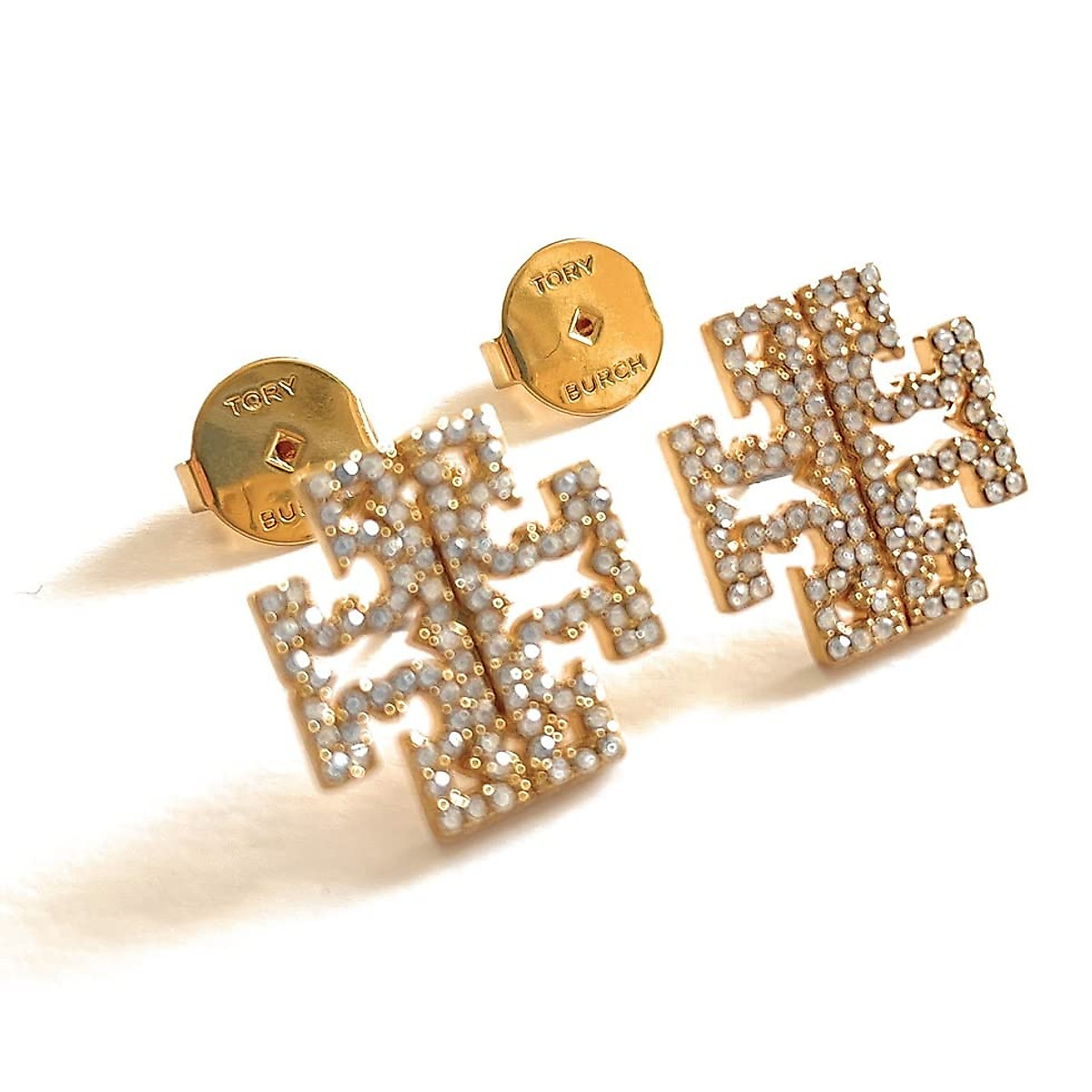 Tory Burch Britten Pave Stud Earring 141855 Gold 175