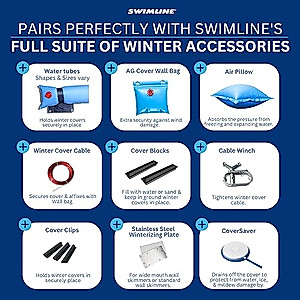 SWIMLINE HYDROTOOLS Air Pillow For Above Ground Pools Cover Winterizing | 4 x 4 ft Cushion Swimming Pool Closing Winter Kit | Cold Resistant Ice Equalizer Thick Pool Pillows Accessories | 1144 ACC44