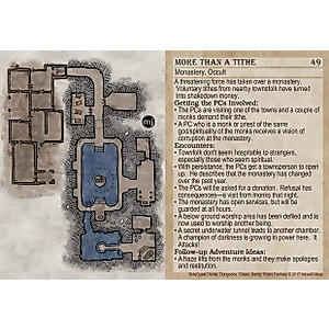 Inkwell Ideas Sidequest Decks: Dungeons, Caves, & Ruins Fantasy