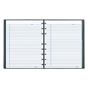 Rediform BLUELINE NotePro Notebook, Black, 9.25" x 7.25" 150 Pages (A7150.BLK)