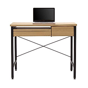 Calico Designs Compact Art Drawing/Computer Desk for Kids in Ashwood/Graphite 51241