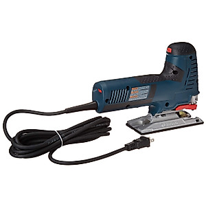 BOSCH 7.2 Amp Barrel-Grip Jig Saw Kit JS572EBK&BOSCH T5002 T-Shank Multi-Purpose Jigsaw Blades, 10 Piece, Assorted, Jig Saw Blade Set for Cutting Wood and Metal