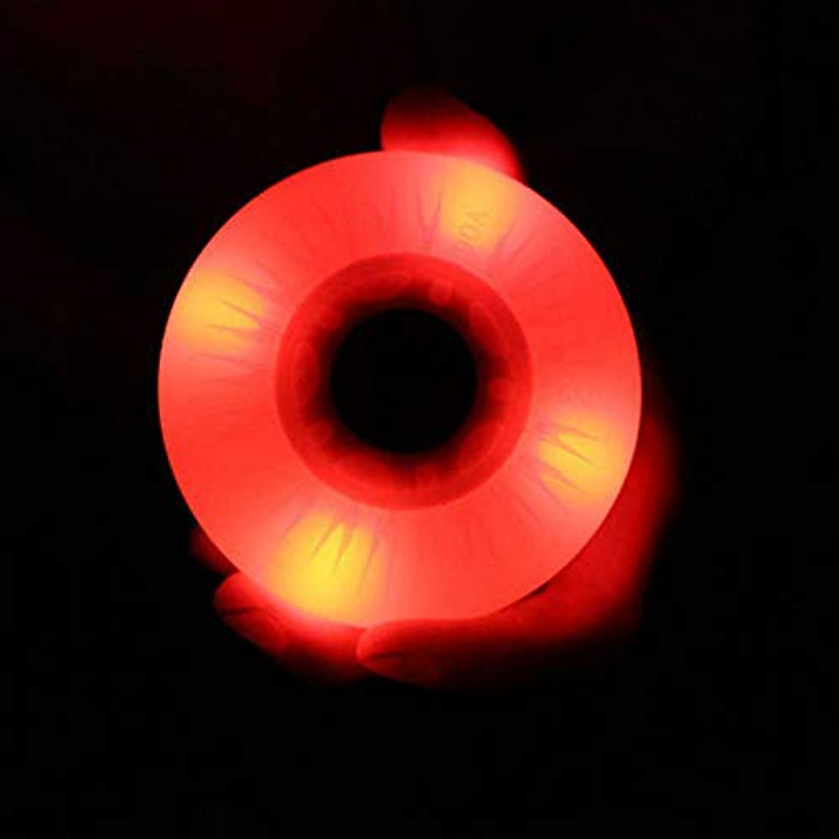 Meshin 4PCS Flash Inline Skate Wheels 90A LED Lighting Skating Wheels Outdoor Flash Flashing Roller 80MM/76MM/72MM/68MM Roller Skates Light-up Wheels