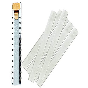 NA Flat Soapstone Holder with 18 Pcs Flat Soapstones for Welders Textile Marking Tools, Making Removable Markings on Steel Cast Iron Fabric
