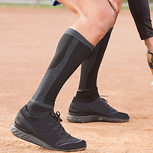 Copper Fit Calf Compression Sleeves, Black, Large/X-Large