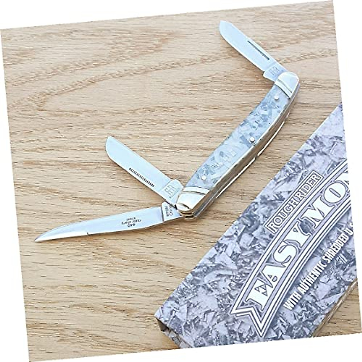 Easy Money Open Folding Pocket Knife Stainless Steel Blade Currency Handle 1886 Outdoor Survival Hunting Knife for Camping by Survival Steel