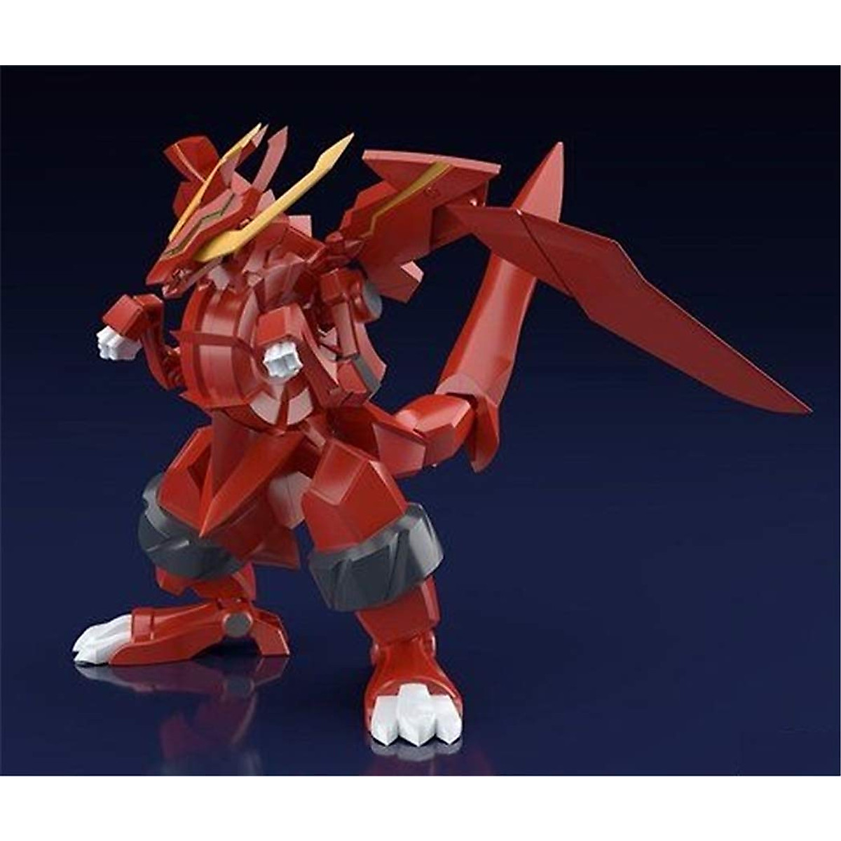 Bandai Shokugan Super Mini PLA Gear Fighter Dendoh Full Armor Dendoh Option Parts & Gatling Boar & Dragon Flare Set