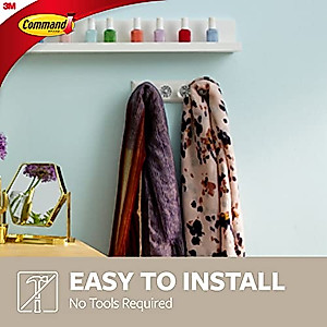 Command HOM-18CR-ES Jewelry and Scarf Rack, Crystal