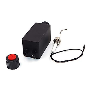 METER STAR CE/CSA AA Igniter 1.5V Pulse Wire Spark Igniter Kit, 220315 US DHLG-1C 1705, Ceramic Electrode Ignition Spark Plug 12 Inch Wire Long