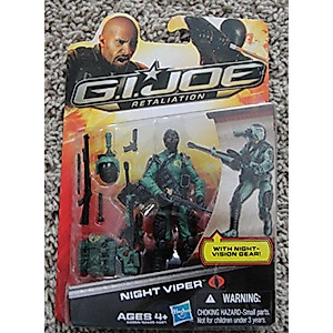 G.I. JOE NIGHT VIPER ROC 25TH 30TH POC ANNIVERSARY RETALIATION NEW RARE COBRA .HN#GG_634T6344 G134548TY68650