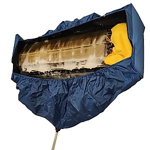 GeekCa-Tech Mini Split AC Air Conditioner Cleaning Waterproof Cover and Washing Clean Protector Bag Compatible With Indoor Unit 18000BTU / 24000BTU / 36000BUT (2-3HP)